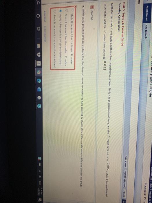 Solved vry with Data, 4e Assignment Gradebook Statistics | Chegg.com