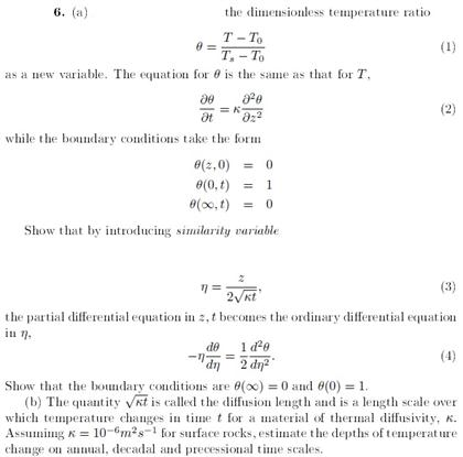 Solved the dimensionless temperature ratio as a new | Chegg.com