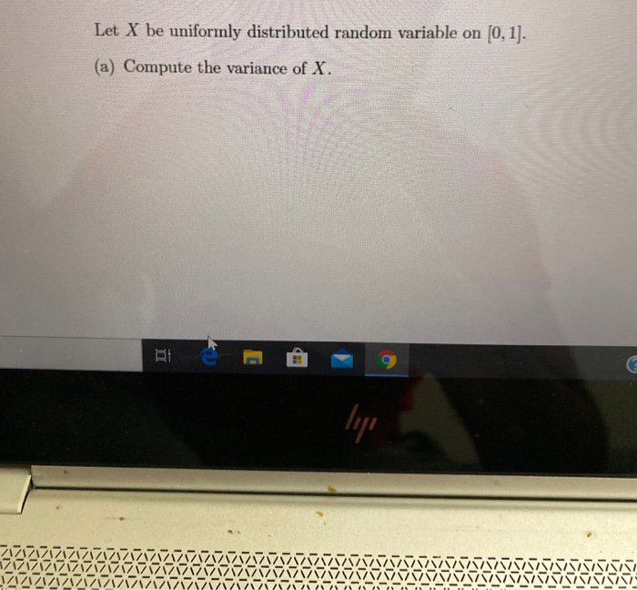 Solved Let X be uniformly distributed random variable on | Chegg.com