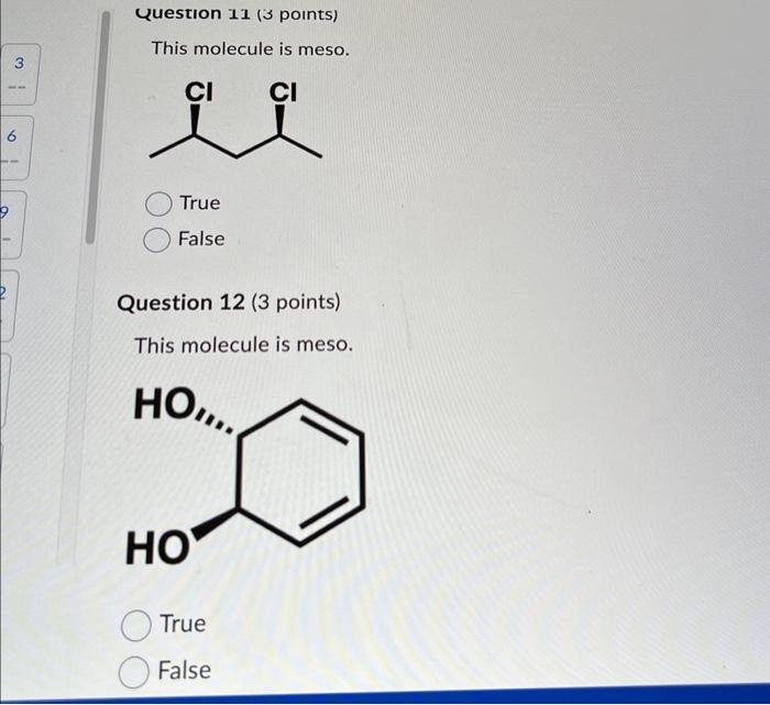 Solved How are the following molecules related? Select the | Chegg.com