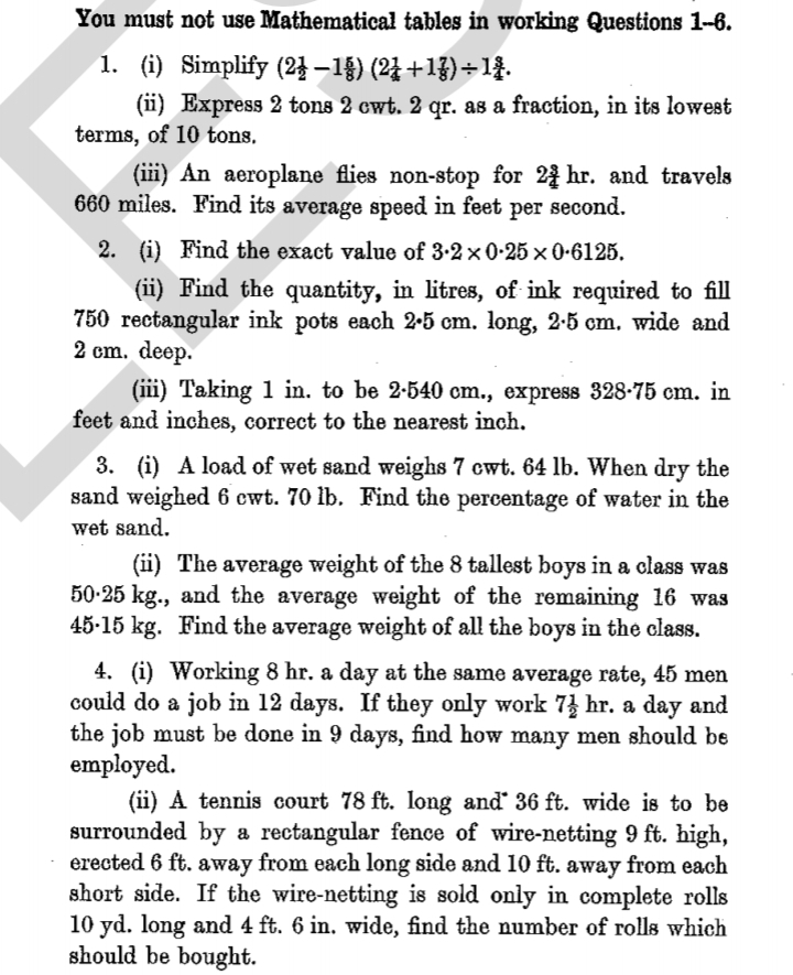 Solved You must not use Mathematical tables in working | Chegg.com