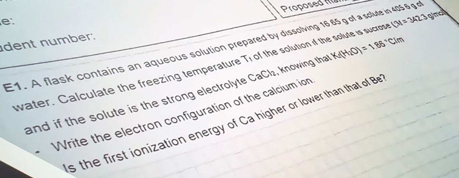 Solved e:dent number: Write the electron configuration of | Chegg.com