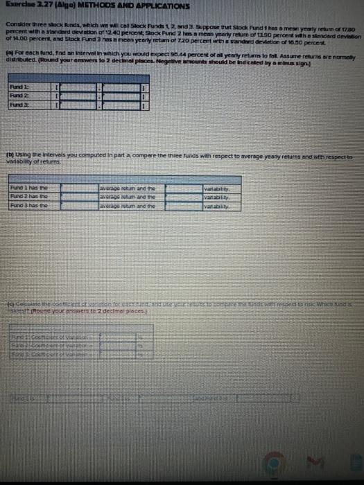 Solved Exercise 3.27 (Algo) METHODS AND APPLICATIONS | Chegg.com