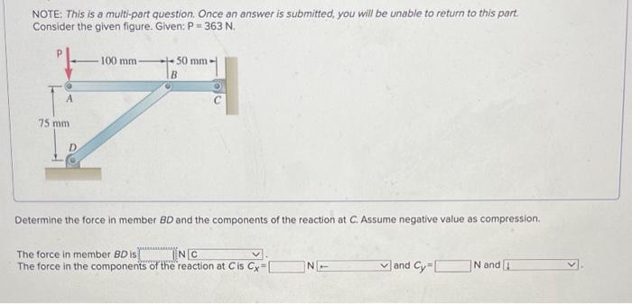 Solved NOTE: This is a multi-part question. Once an answer | Chegg.com