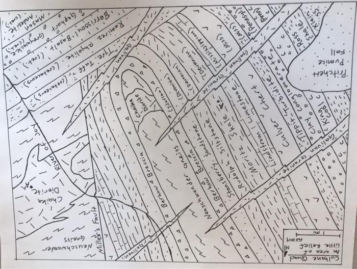 Culhane Quadrangle 1. Clearly identify and label on | Chegg.com