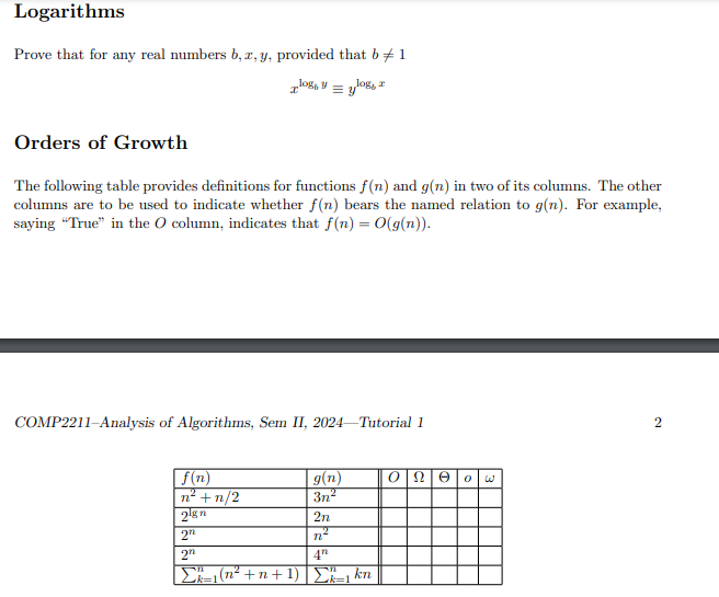Solved LogarithmsProve that for any real numbers b,x,y, | Chegg.com