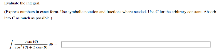 Solved Evaluate the integral.(Express numbers in exact form. | Chegg.com
