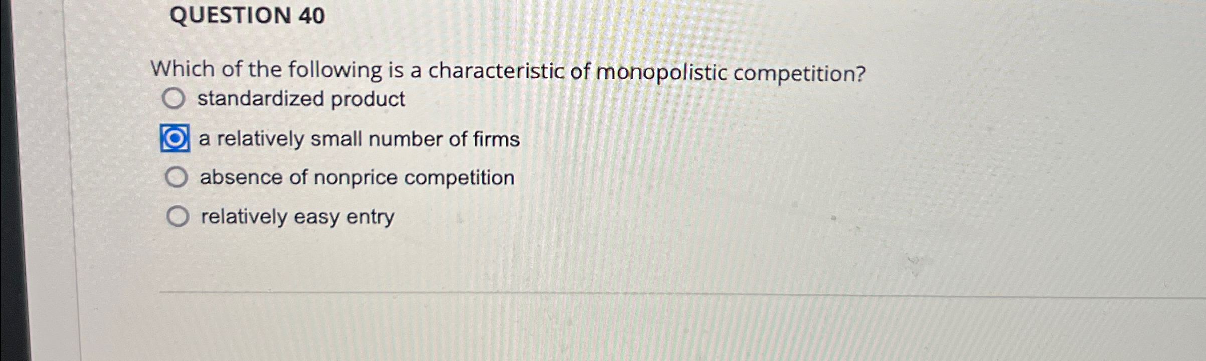 Solved QUESTION 40Which of the following is a characteristic | Chegg.com Solved QUESTION 40Which of the following is a characteristic | Chegg.com