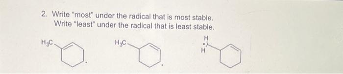 Solved 2. Write "most" under the radical that is most | Chegg.com