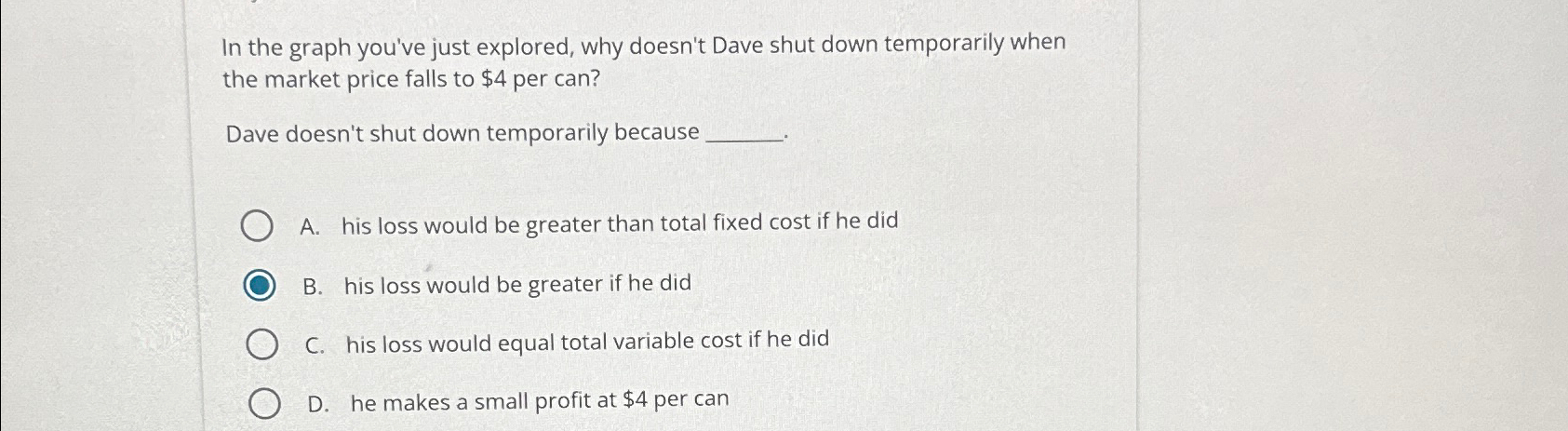 Solved In the graph you've just explored, why doesn't Dave | Chegg.com