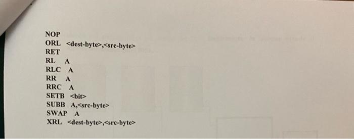 Solved Assembly Language Instructions Demonstrate And 