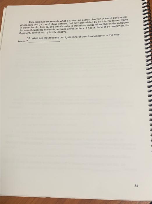 Solved 3F. Are these models chiral? The models you have just | Chegg.com