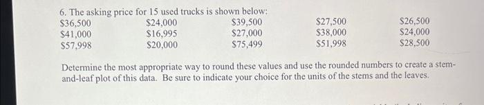 Solved Determine the most appropriate way to round these | Chegg.com