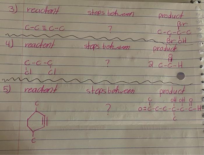 Solved I need help writing the steps between for number | Chegg.com