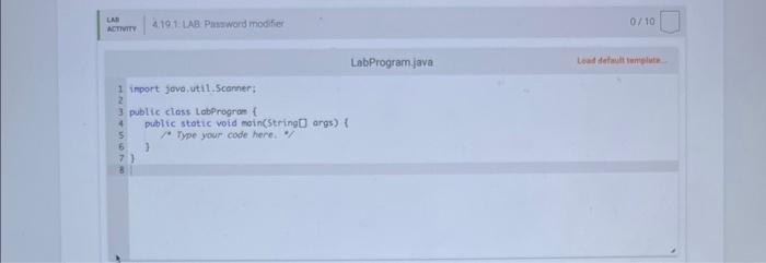 Solved 4 19 Lab Password Modifier Mary User Created