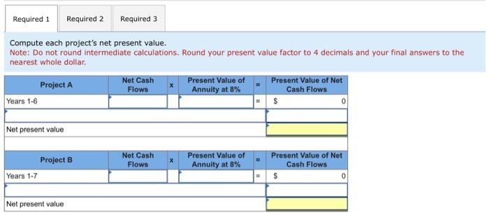 Solved Problem 26-4A (Static) Applying net present value and | Chegg.com