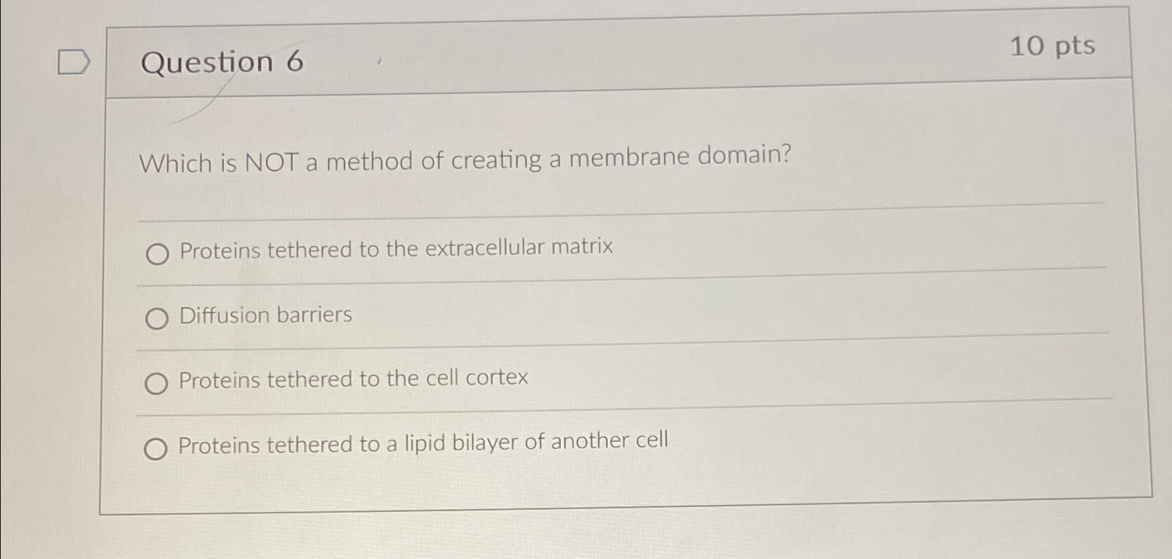 Solved Question 610 ﻿ptsWhich is NOT a method of creating a | Chegg.com