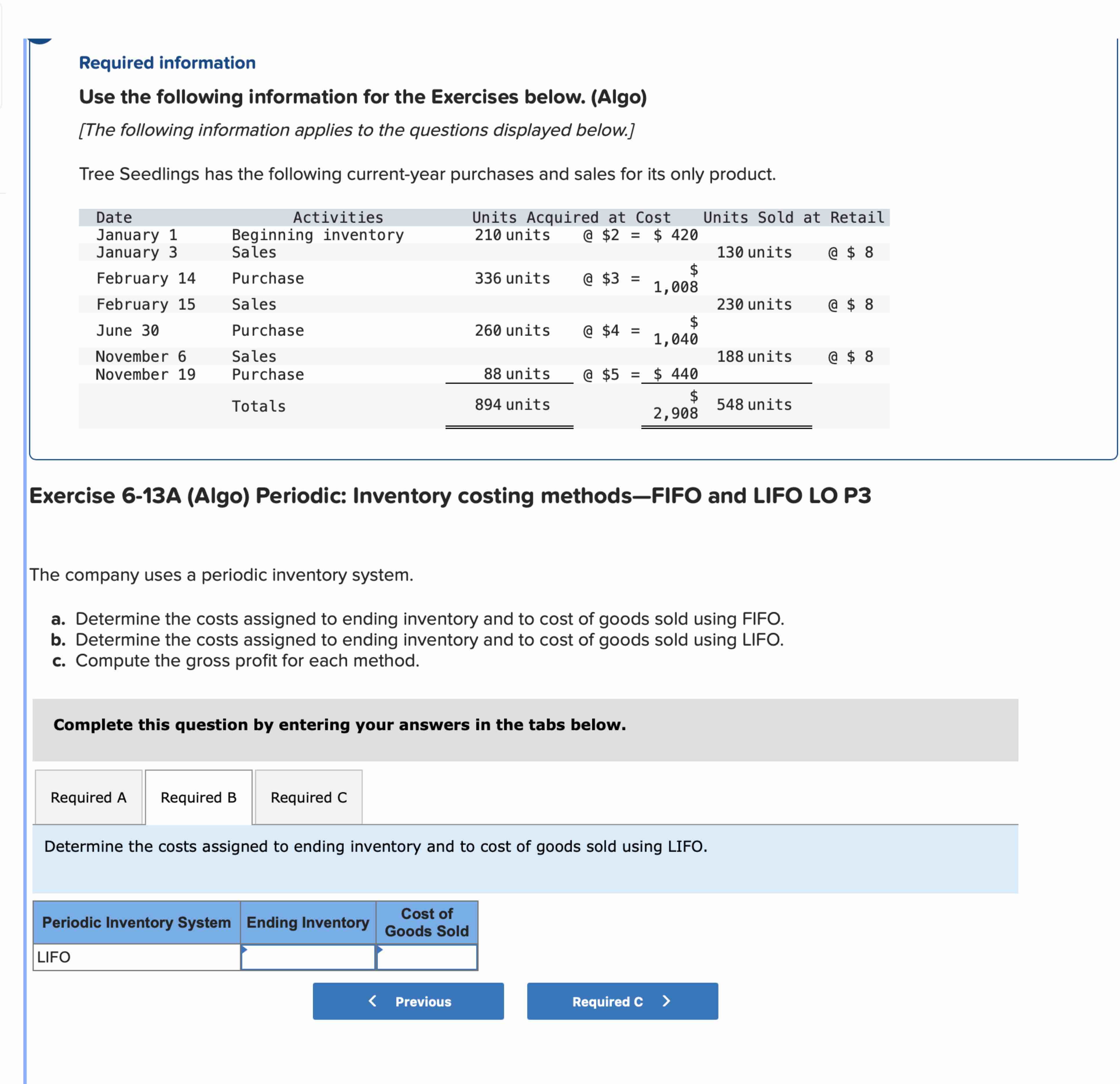 Solved Required informationUse the following information for | Chegg.com