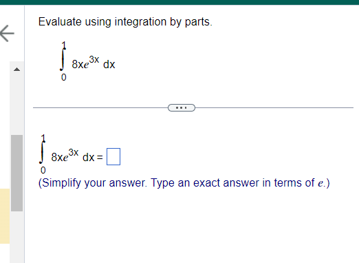 Solved Evaluate using integration by | Chegg.com
