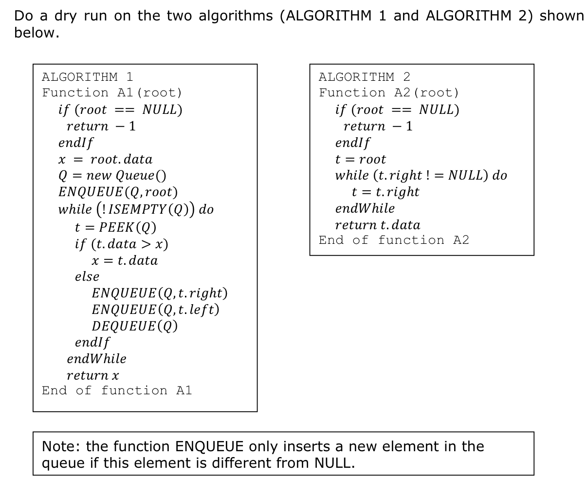 Solved Briefly explain what the purposes of the two | Chegg.com