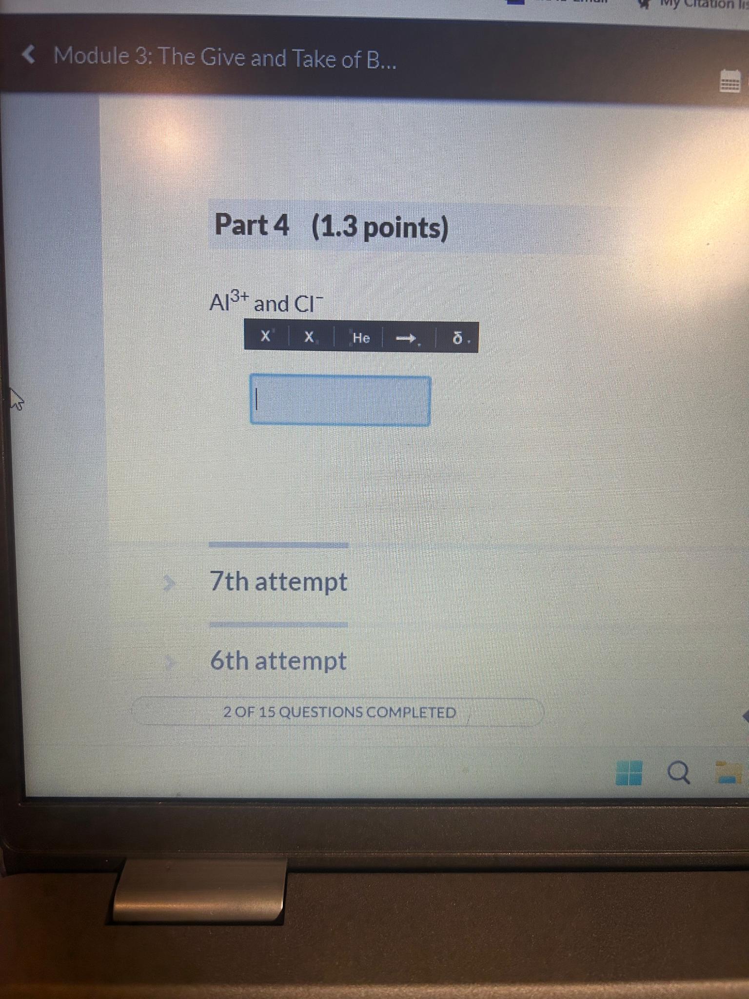Solved Module 3: The Give and Take of B...Part 4 (1.3 | Chegg.com