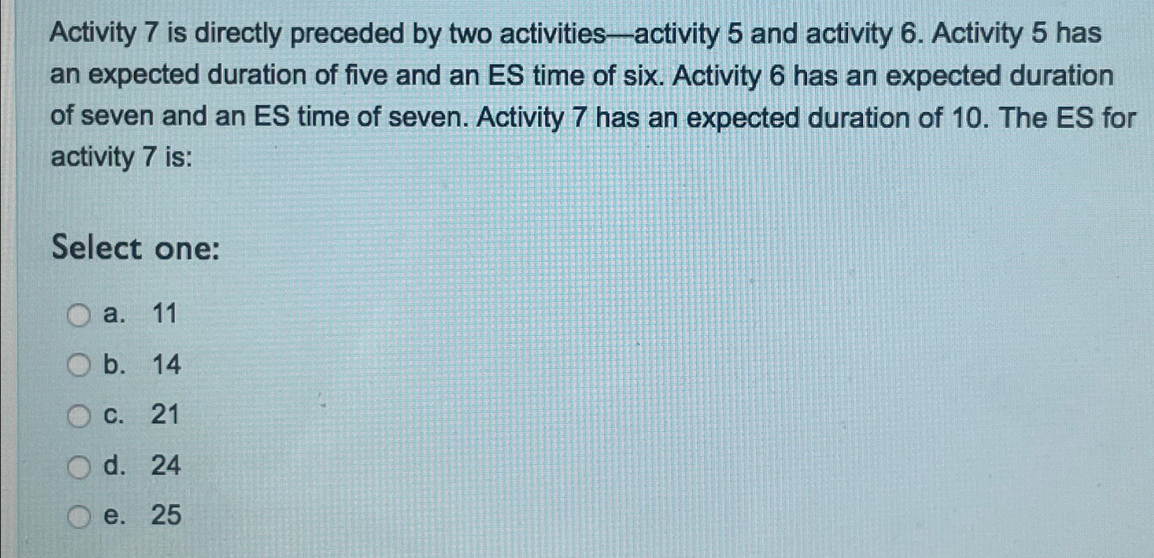 Solved Activity 7 ﻿is directly preceded by two | Chegg.com