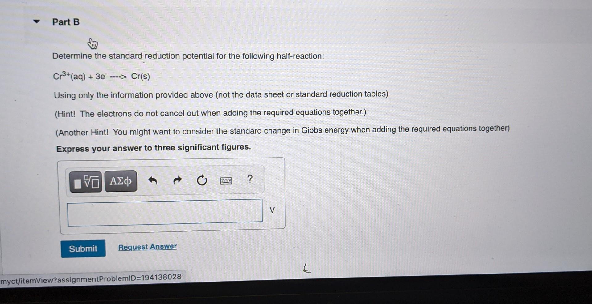 Solved Consider the standard reduction reactions of some | Chegg.com