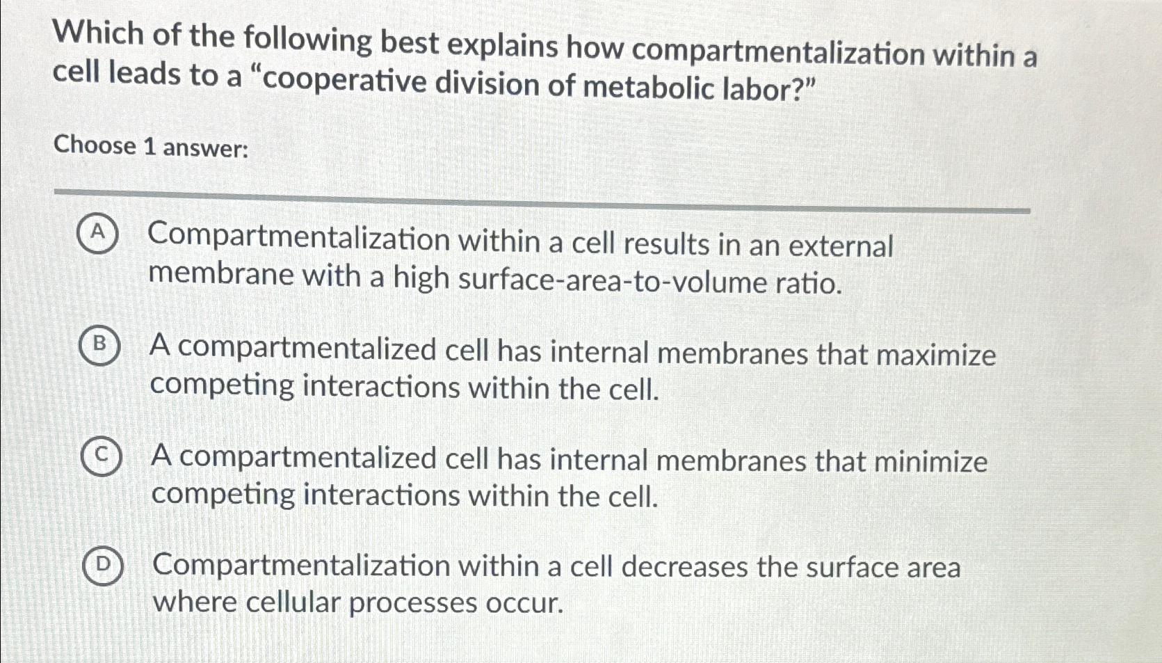 Solved Which of the following best explains how | Chegg.com