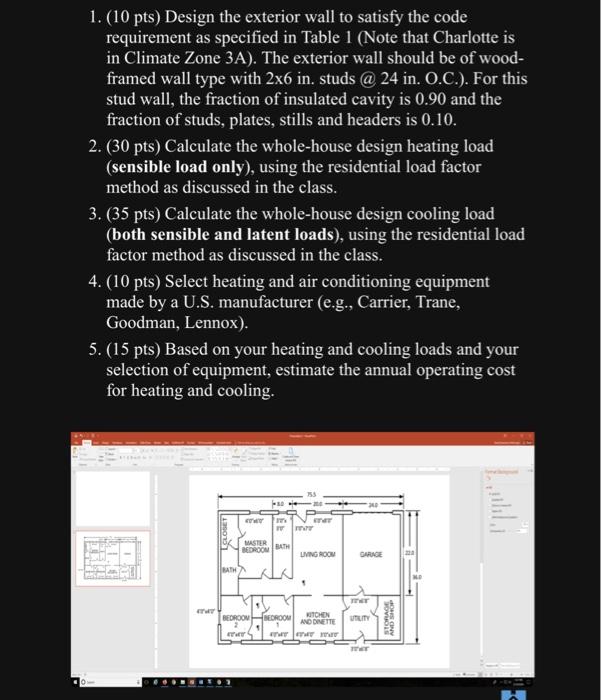 A single-family detached house with floor plan shown | Chegg.com