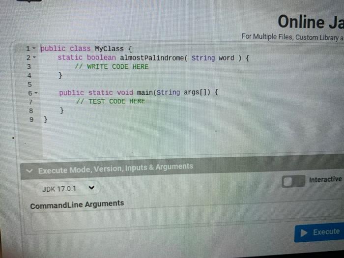 Solved A palindrome is a word that is spelled the exact same | Chegg.com