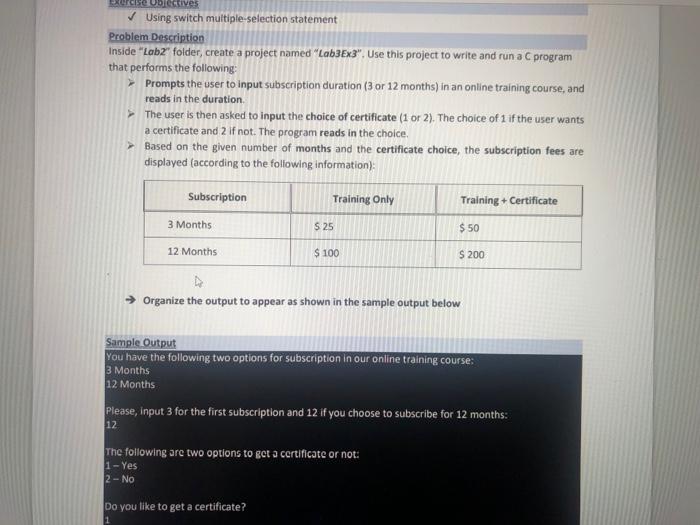 Solved Using nested selection structures, Problem | Chegg.com