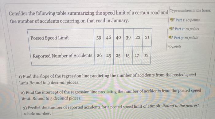 Solved Consider the following table summarizing the speed | Chegg.com