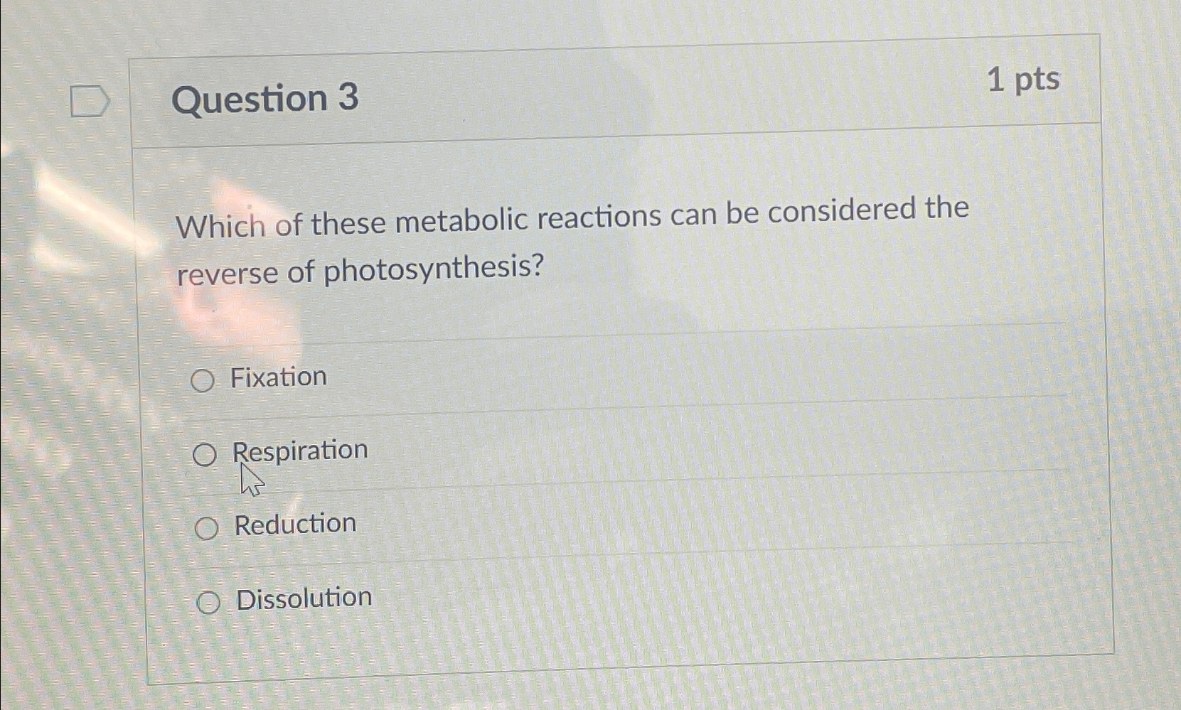 Solved Question 31ptsWhich of these metabolic reactions can | Chegg.com