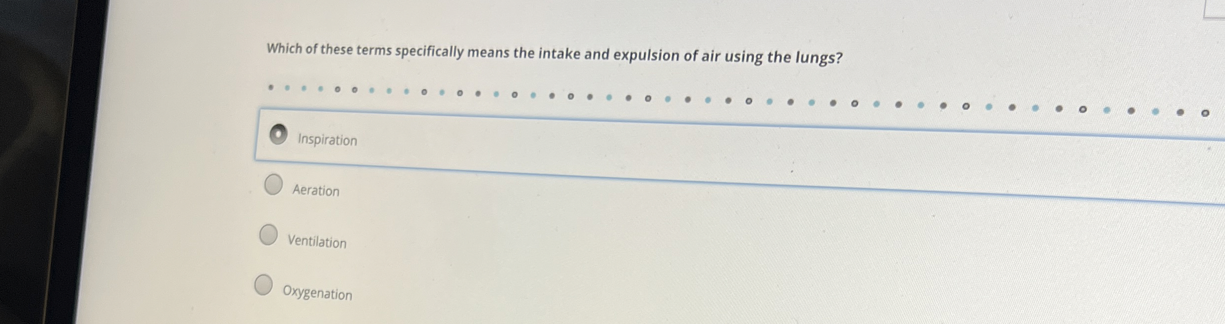 Solved Which of these terms specifically means the intake | Chegg.com