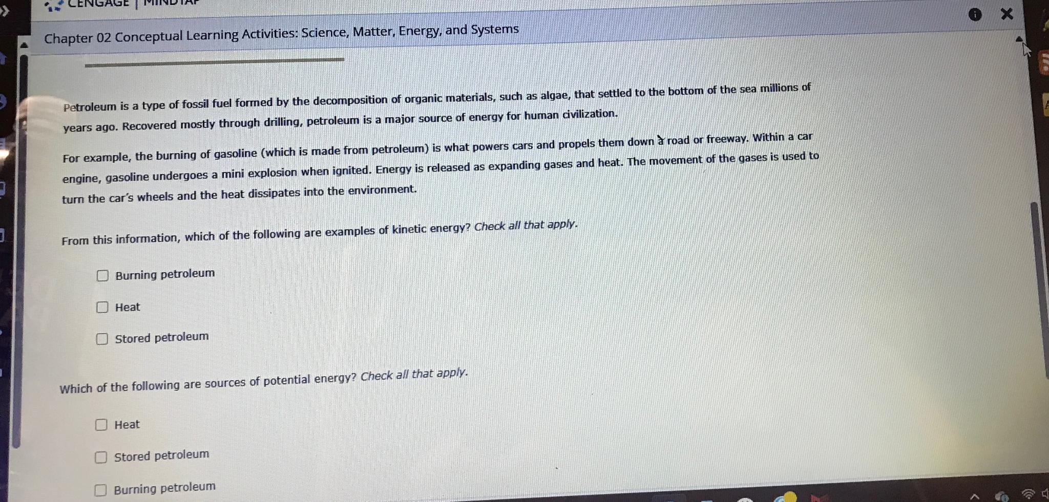 Solved Chapter 02 ﻿Conceptual Learning Activities: Science, | Chegg.com