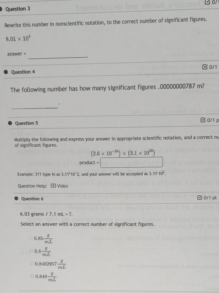 Solved Rewrite this number in nonscientific notation, to the | Chegg.com