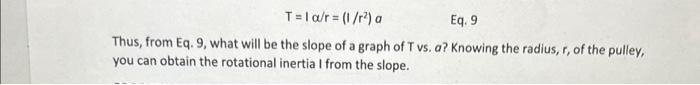 Solved PART I: Experimental rotational inertia 1. Click on | Chegg.com