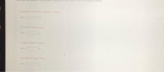 Solved Using values from Appendix C of your textbook, | Chegg.com