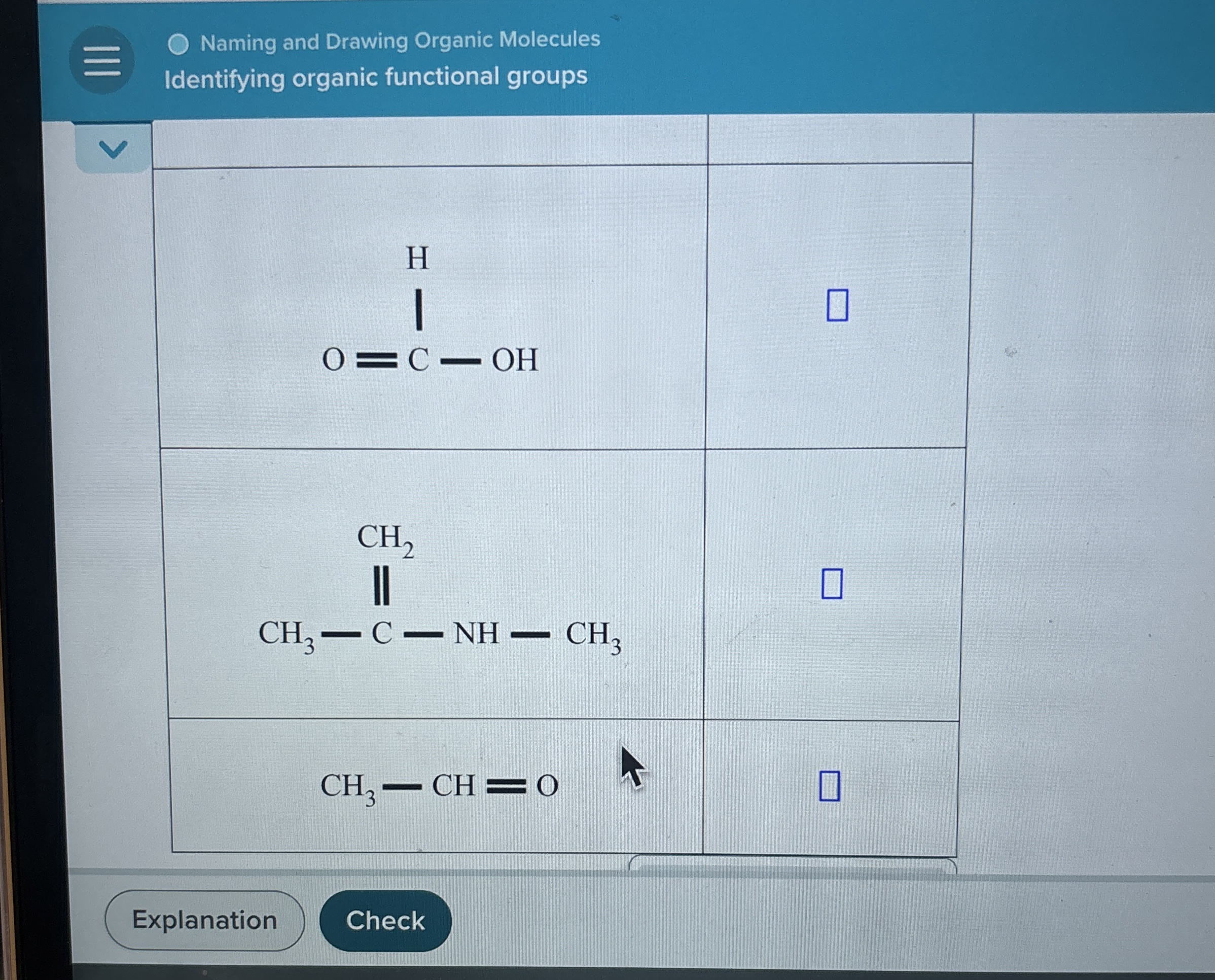 Solved Naming and Drawing Organic MoleculesIdentifying | Chegg.com