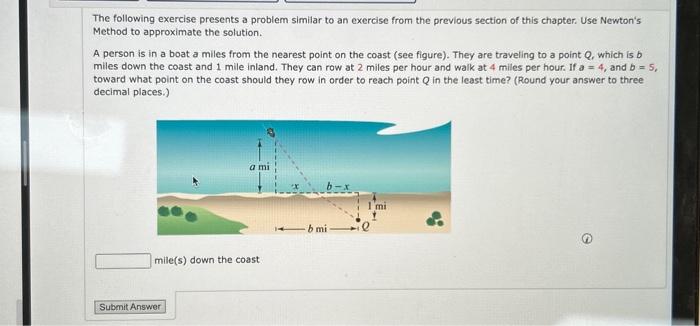 Solved The following exercise presents a problem similar to | Chegg.com