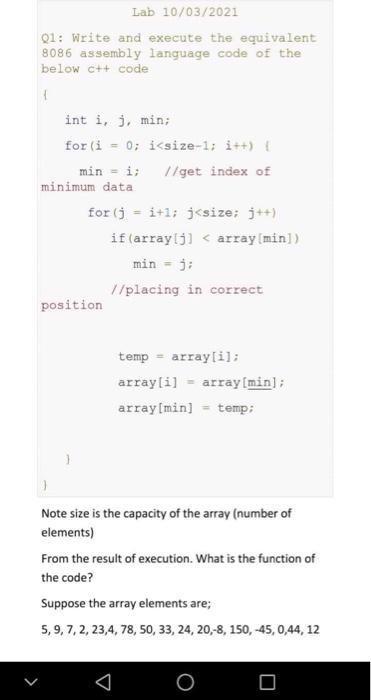 Solved Lab 10/03/2021 Q1: Write and execute the equivalent | Chegg.com