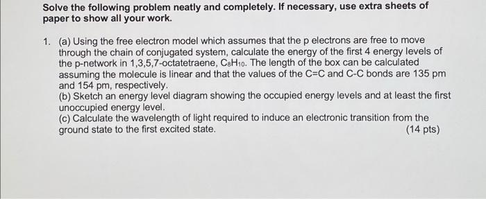 Solved Solve the following problem neatly and completely. If | Chegg.com