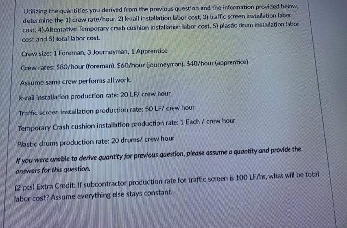 Solved Utilizing the quantities you derived from the | Chegg.com