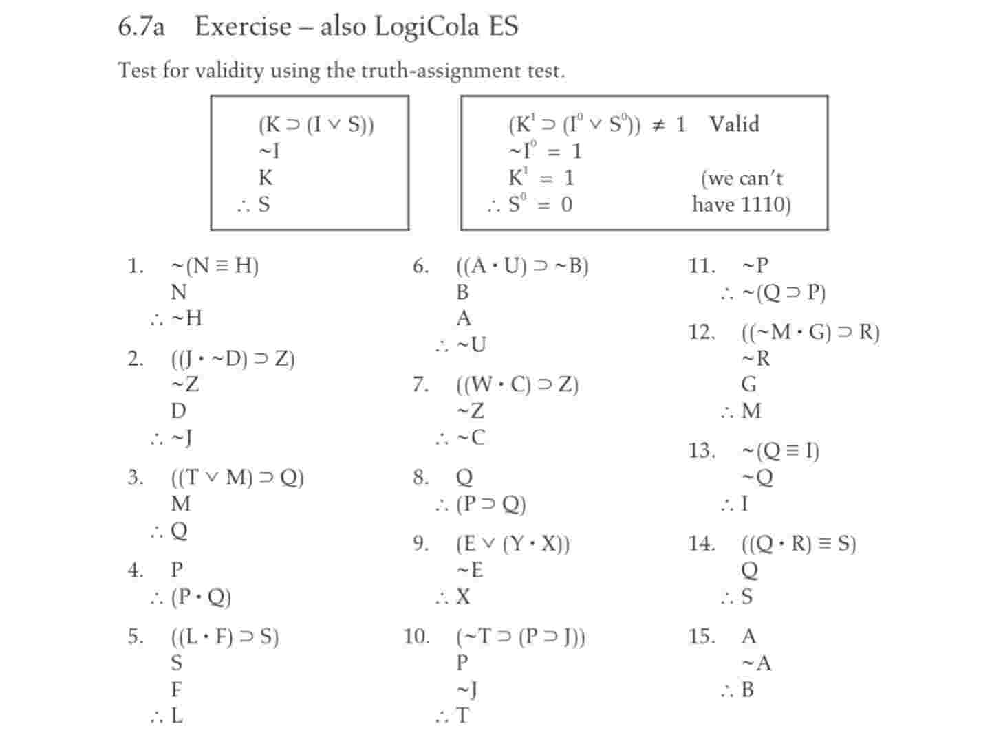 Solved 6.7a Exercise - ﻿also LogiCola ESTest for validity | Chegg.com