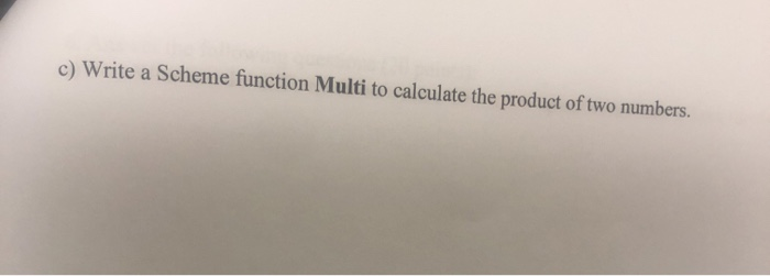 (Solved) : Differences Car Cdr Scheme B Following Scheme Function ... (Solved) : Differences Car Cdr Scheme B Following Scheme Function ...