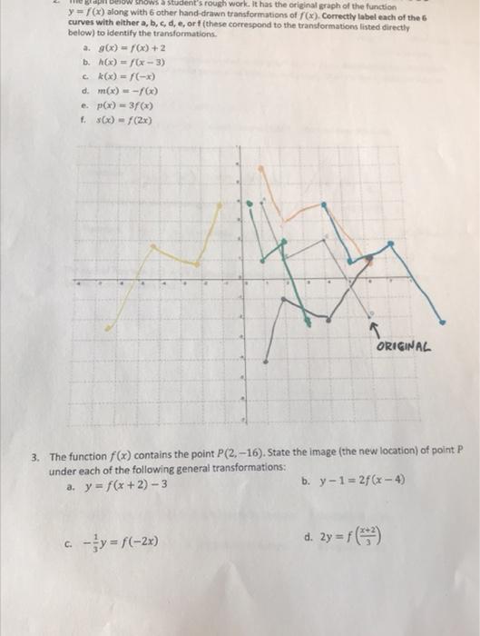 Solved How shows a student's rough work. It has the original | Chegg.com