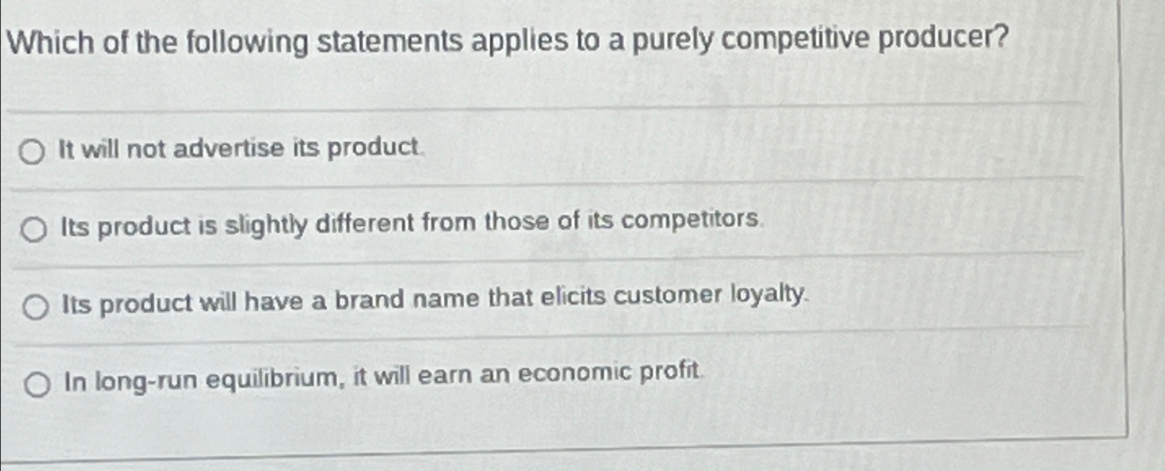 Solved Which of the following statements applies to a purely | Chegg.com