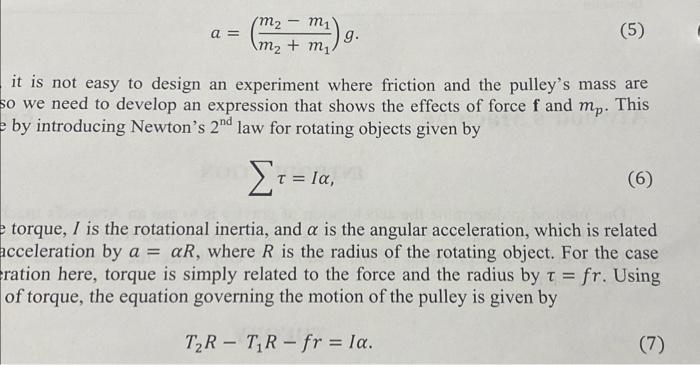 Solved 1. (a) Write Newton's second law for rotational | Chegg.com