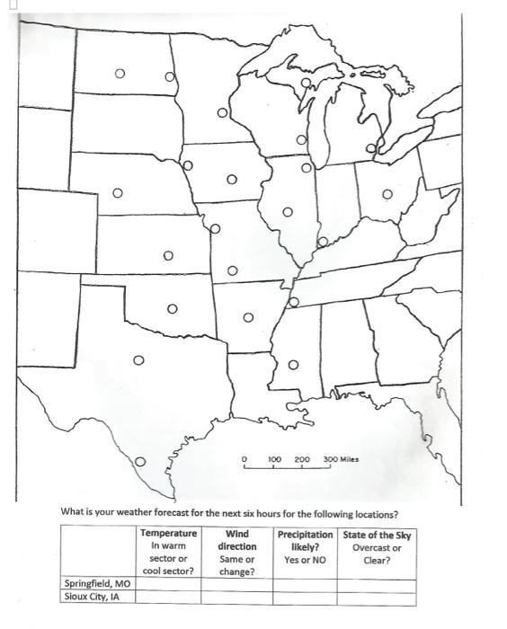 Solved a) Identify each station on the map and label them | Chegg.com