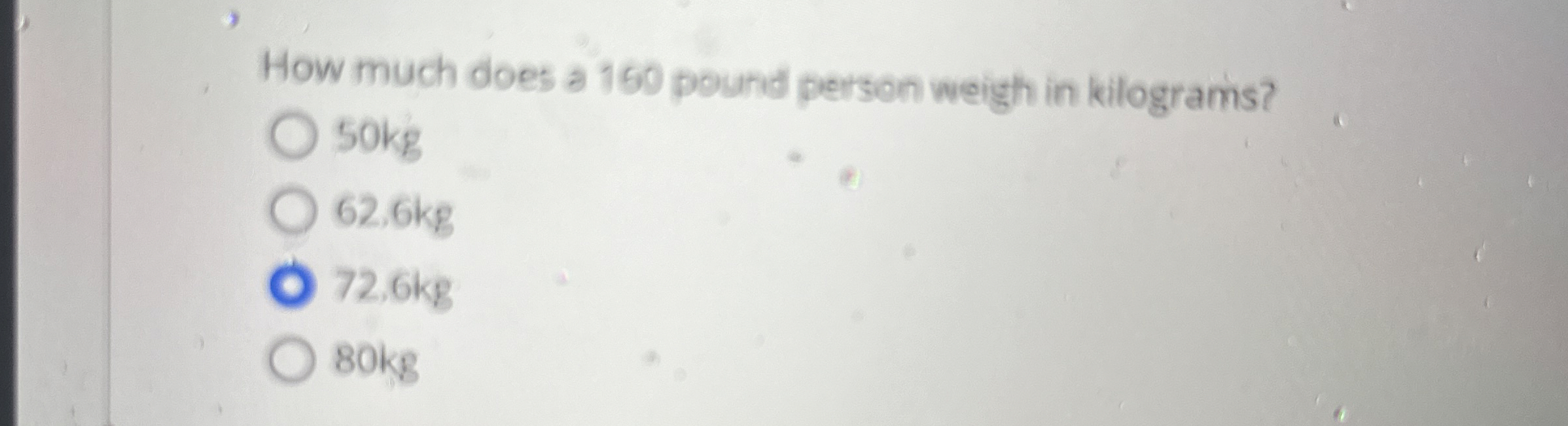 Solved How much does a 160 ﻿pound person weigh in | Chegg.com
